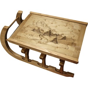 Tables basses d'intérieur pour chalet de montagne (2)